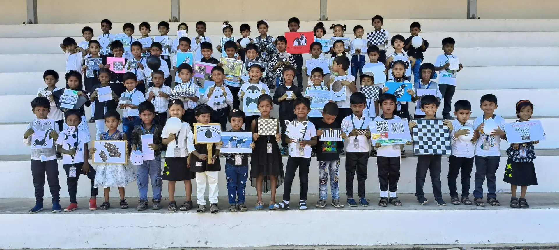Black and White Day Celebration | IdhayamRajendranSchool